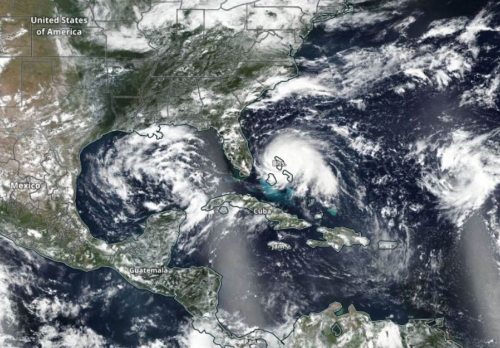 Tropical Storm Nadine Approaching Landfall in Belize