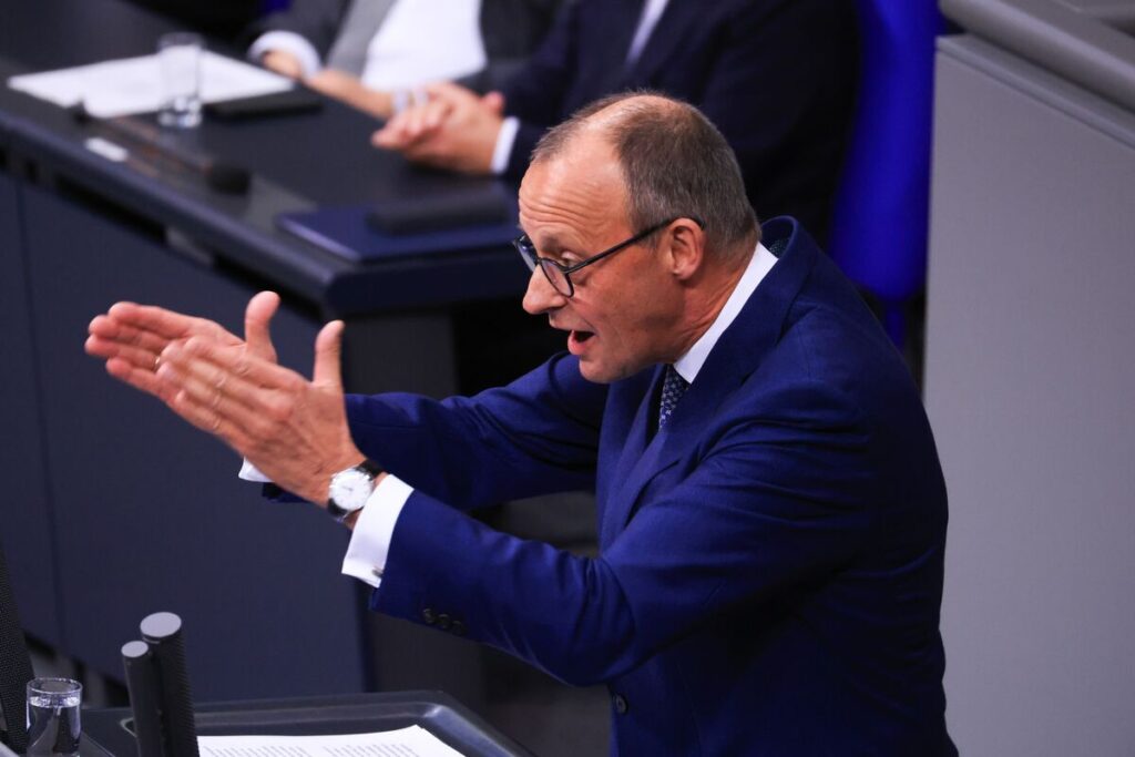 Germany's potential leader unveils his plan for an economic boom