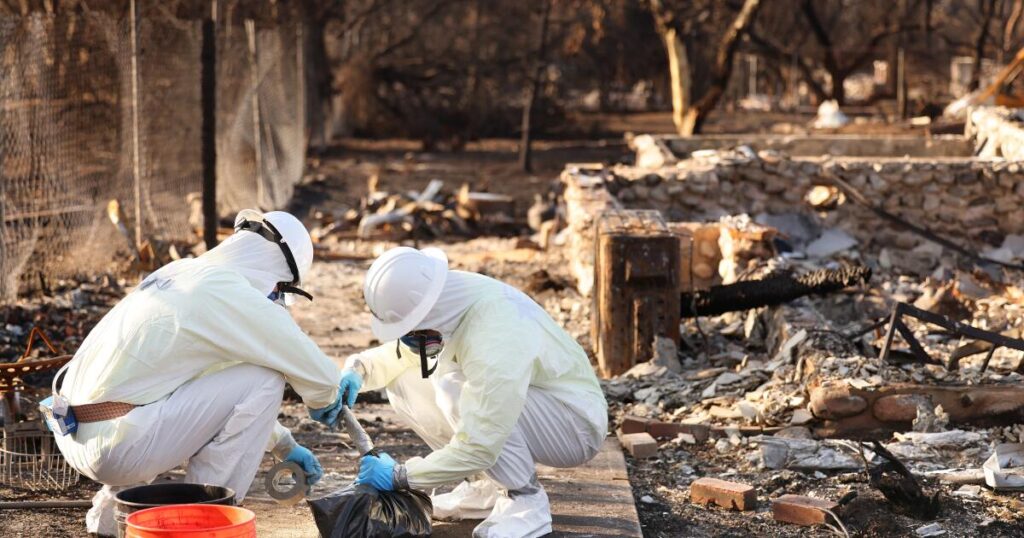 Residents demand answers after L.A. wildfires leave toxic ash and air