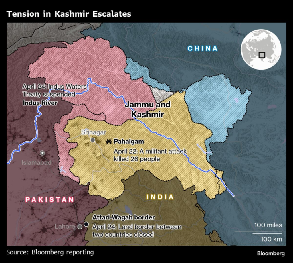 Pakistan claims sovereignty over Kashmir