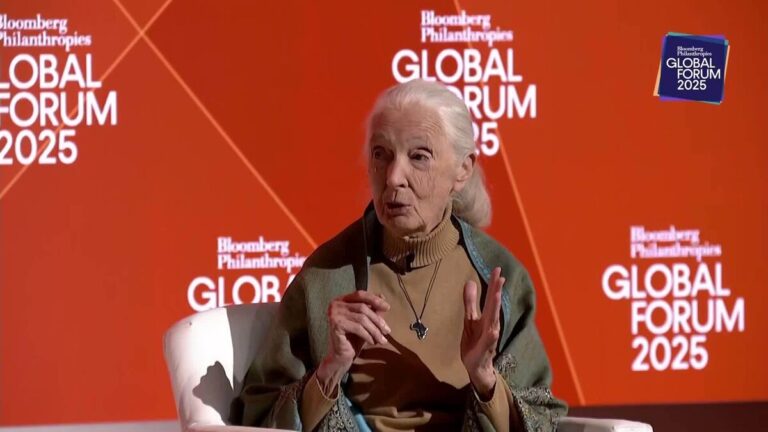 Jane Goodall explores microfinancing for nature conservation efforts.