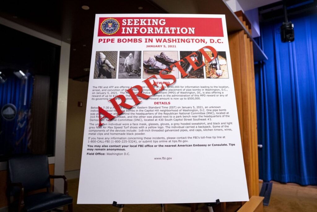 DC pipe bomber denies charges in federal court